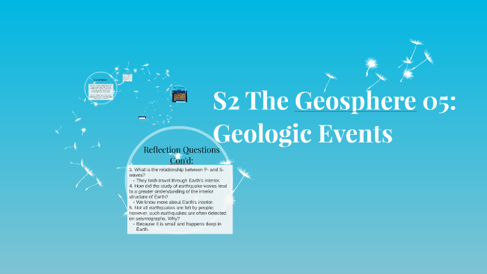 S2 The Geosphere 05: Geologic Events by Withney Sainvil on Prezi