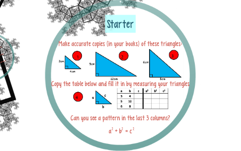 Pythagoras by Mr Collinson on Prezi
