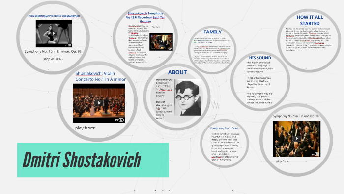 Dmitri Shostakovich by kayla ayers on Prezi