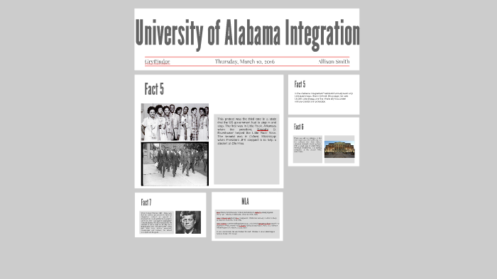 University of Alabama Integration by Allison Smith on Prezi
