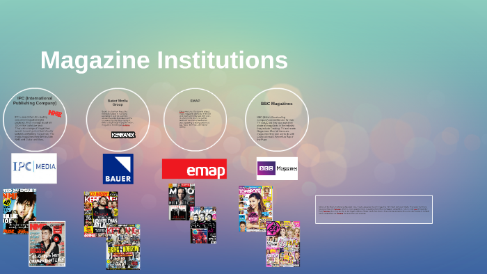 Magazine Instituinos by Joseph Pattison on Prezi
