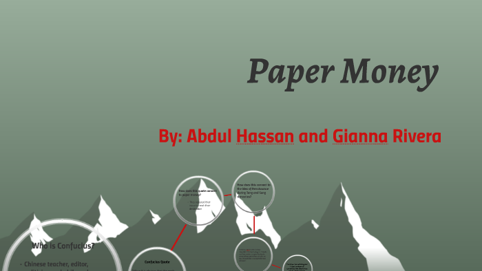 Paper money song dynasty by Gianna Rivera on Prezi