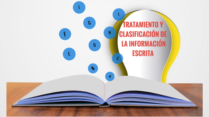 TRATAMIENTO Y CLASIFICACION DE LA INFORMACION ESCRITA by PALOMA LORA ...