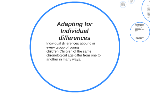 Adapting for Individual differences by Athis Objio on Prezi