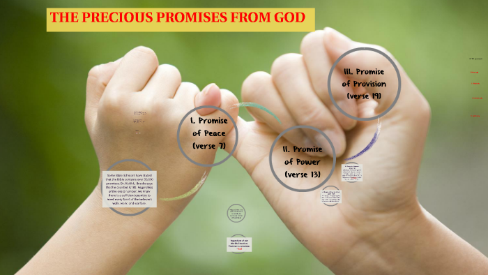THE PRECIOUS PROMISES FROM GOD by Jason Poyaoan on Prezi