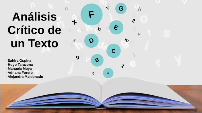 Análisis Crítico de un Texto by Alejandra Maldonado on Prezi