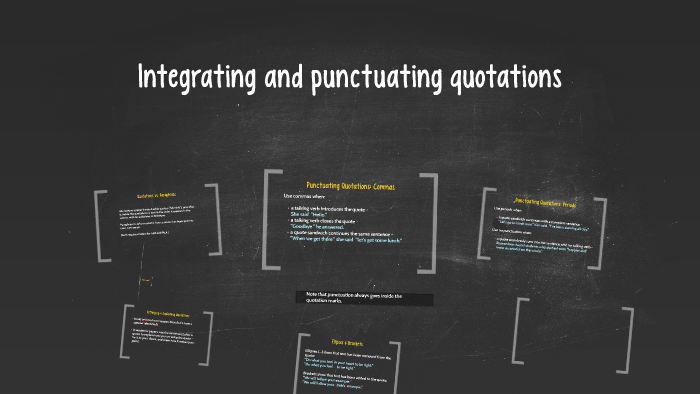 Integrating and punctuating quotations by TWU Write Site on Prezi