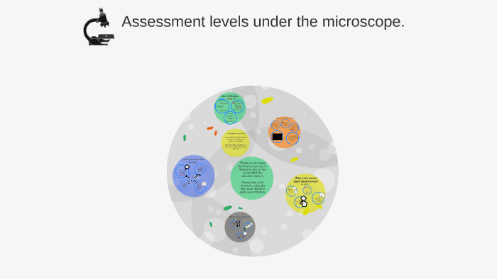 Assessment levels under the microscope. by sarah moxham on Prezi