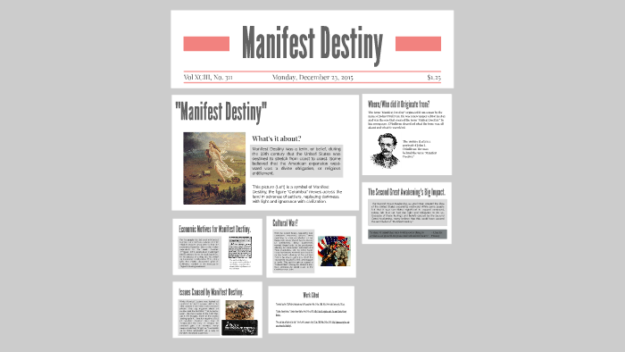 Manifest Destiny by Conner Lister on Prezi