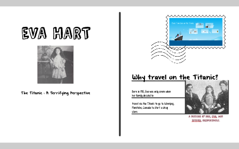 Eva Hart : A Passenger's Terrifying Perspective by Marianne D.