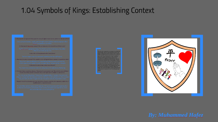 1.04 Symbols of Kings: Establishing Context by Muhammed Hafez on Prezi