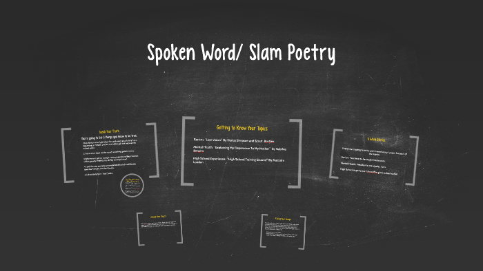 Spoken Word/ Slam Poetry by Abby Pack on Prezi