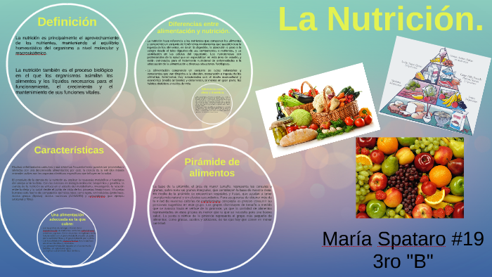 La Nutrición by María Spataro on Prezi