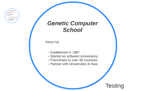 Genetic Computer School by Tony Toe on Prezi
