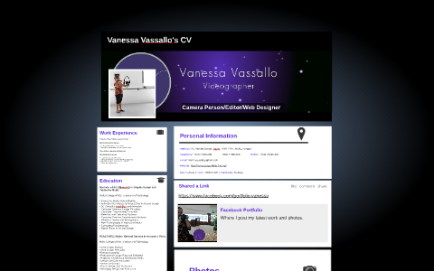 Vanessa's CV by vanessa vassallo on Prezi