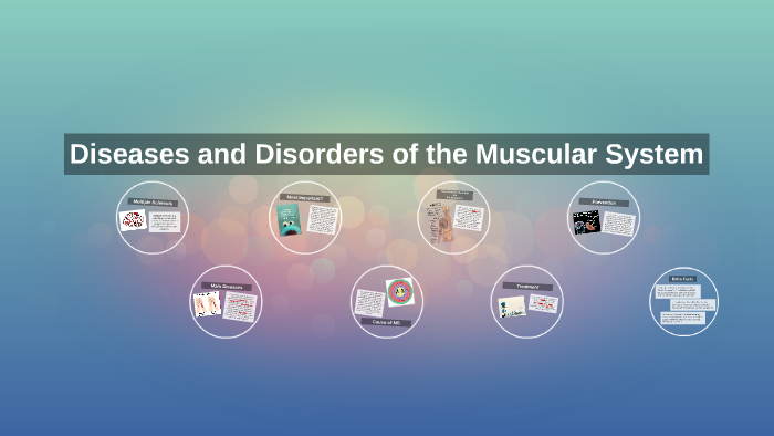 Diseases and Disorders of the Muscular System by Tierra Smithson on Prezi