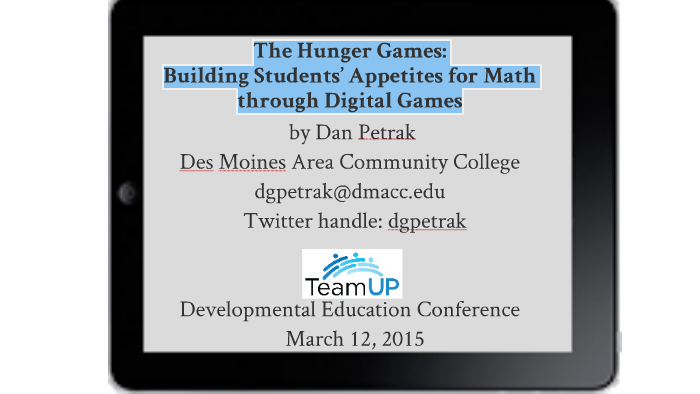 Digital Games to Learn Math by Dan Petrak on Prezi