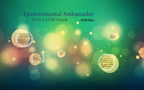 Environmental Ambassador--FCCLA STAR Event by Abigail Kenny on Prezi