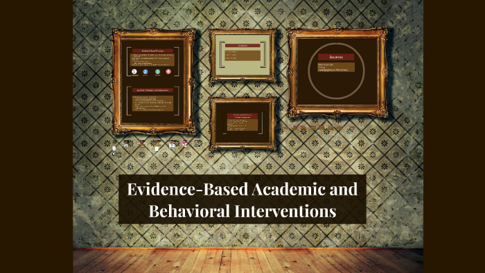 Evidence-Based Academic and Behavioral Interventions by Kristin Withey ...