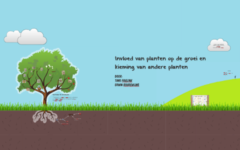 Invloed van planten op de ontkieming en groei van andere planten by ...