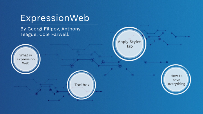 How to use ExpressionWeb by Georgi Filipov on Prezi