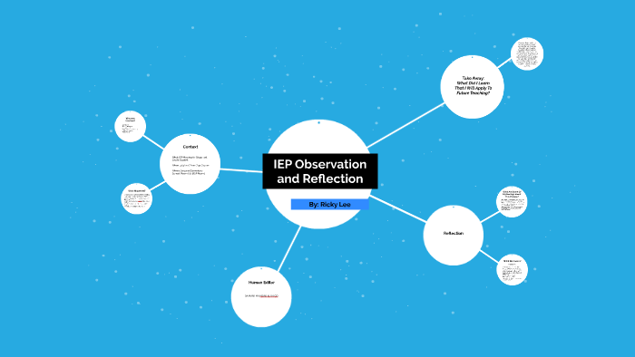 IEP Observation and Reflection by Ricky Lee on Prezi