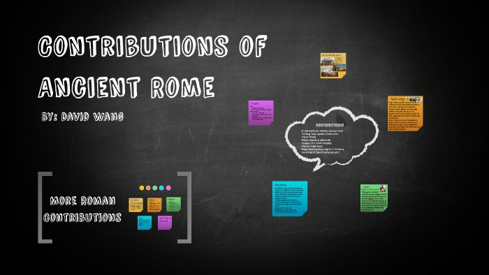 Contributions of Ancient Rome by David Wang on Prezi