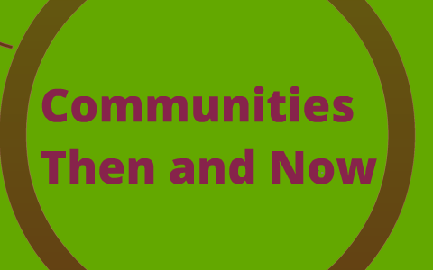 Communities Then and Now by Ashley Roscka on Prezi