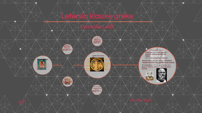 Letersia klasike greke by Drenusha Latifi on Prezi