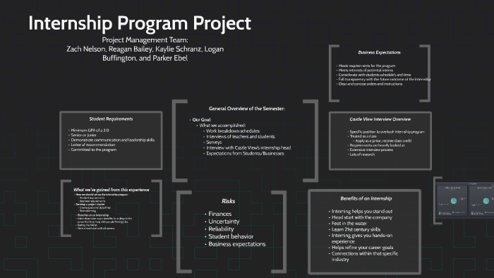 Internship Program Project by