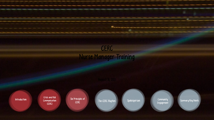 CERC Nurse Manager Training by Katie Hadden on Prezi