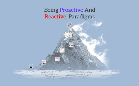 Being Proactive And Reactive, Paradigms by Wivine pb on Prezi