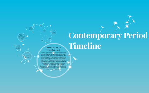 Contemporary Period Timeline by Piper Roe on Prezi