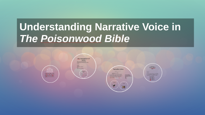 Understanding Narrative Voice in The Poisonwood Bible by liv detamore ...