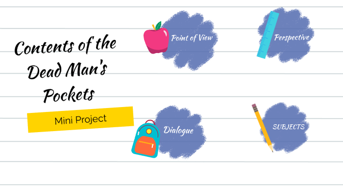Contents of a Dead Man's Pockets by Cody Harrison on Prezi