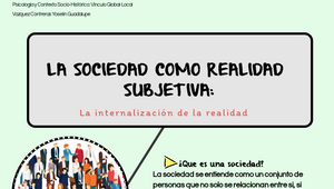 La sociedad como realidad subjetiva: internalización de la realidad by ...