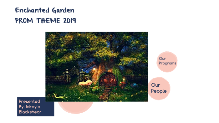 Enchanted Garden Prom Theme by Janeal Downs