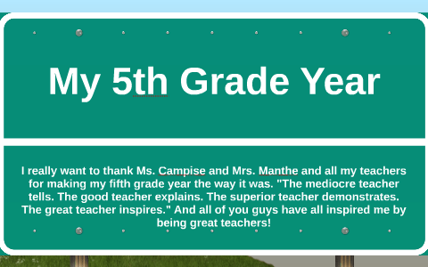 My 5th Grade Year by Molly U on Prezi
