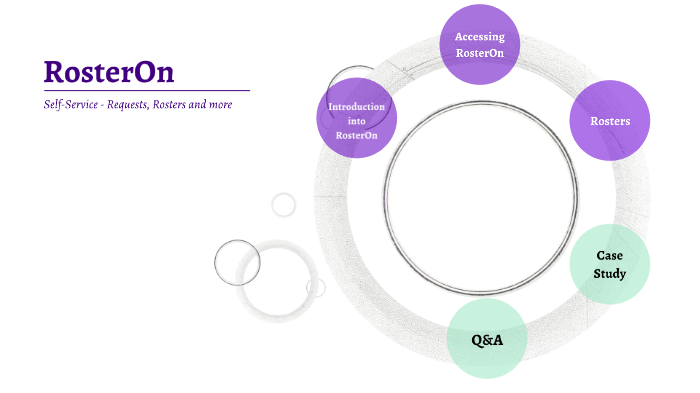 RosterOn Self-Service - Requests, Rosters and more by Peta Barrie on Prezi