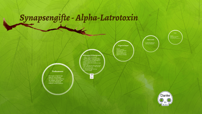 Synapsengifte - Alpha-Latrotoxin by luc bernhardt on Prezi