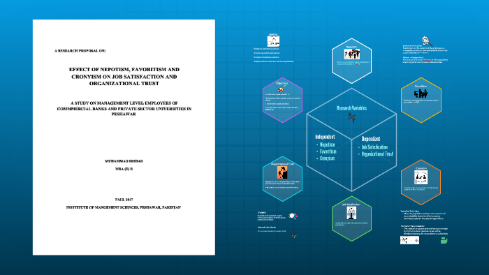 EFFECT OF NEPOTISM, FAVORITISM AND CRONYISM ON JOB SATISFACT by ...