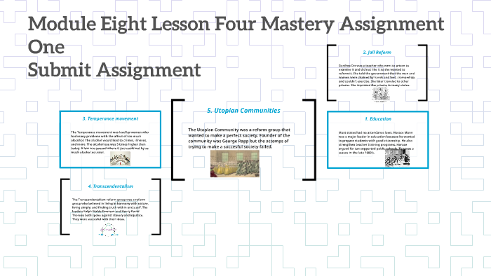 Module Eight Lesson Four Mastery Assignment One by Christian Tutuh on Prezi