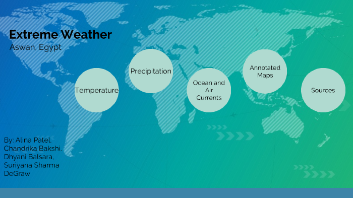 Extreme Weather of Aswan Egypt by CHANDRIKA BAKSHI on Prezi