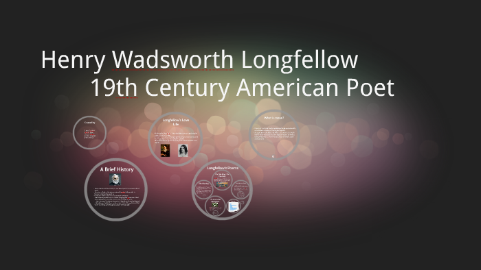Henry Wadsworth Longfellow presentation by on Prezi