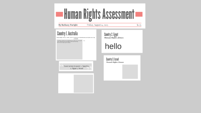 Human Rights Assessment by Bethany Right on Prezi