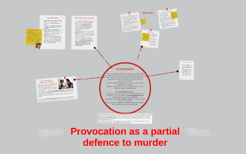 Provocation as a partial defence to murder by Rachael Pc on Prezi