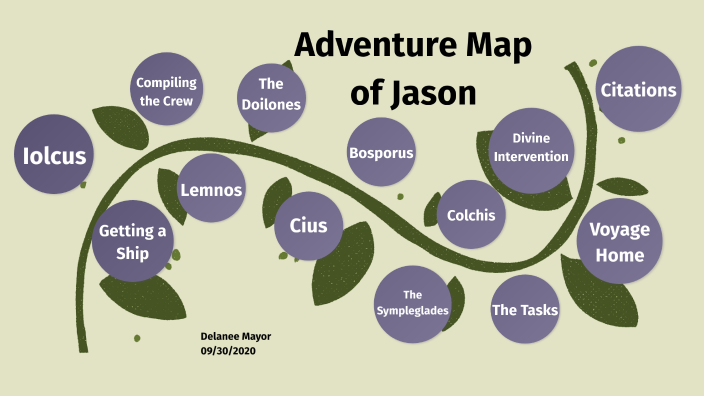 Adventure Map of Jason by Delanee Mayor on Prezi