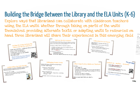 Building the Bridge Between the Library and the ELA Units (K-6) by ...