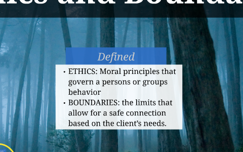 Ethics and Boundaries for the Human Service Worker by Sherri Waid on Prezi