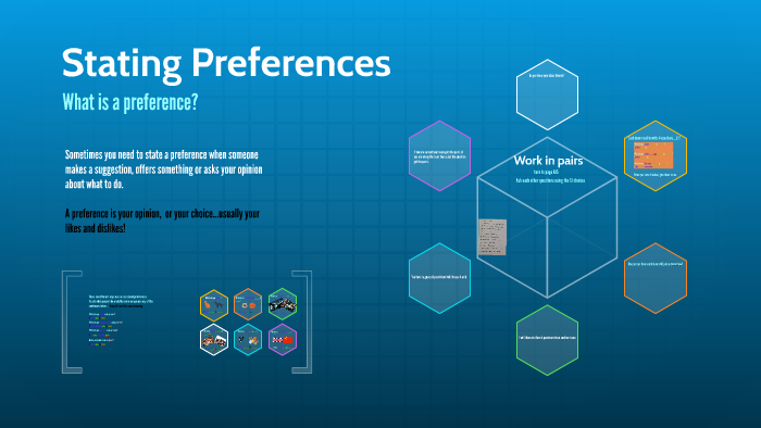 Stating Preferences by Anthony Ronald on Prezi